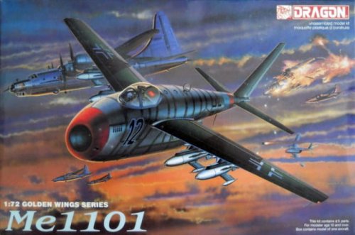 DRAGON 5013 - 1:72 Messerschmitt Me1101 - Sklep Modelarski Exito