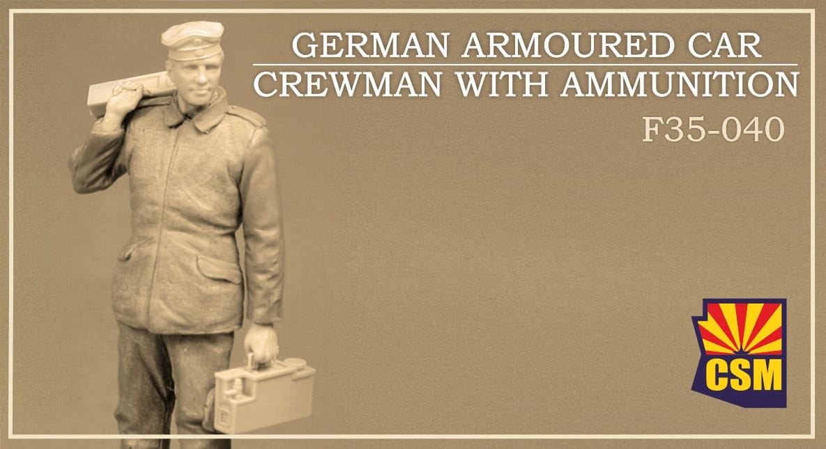 Copper State Models CSM F35040 - 1:35 German Armoured Car Crewman with ...